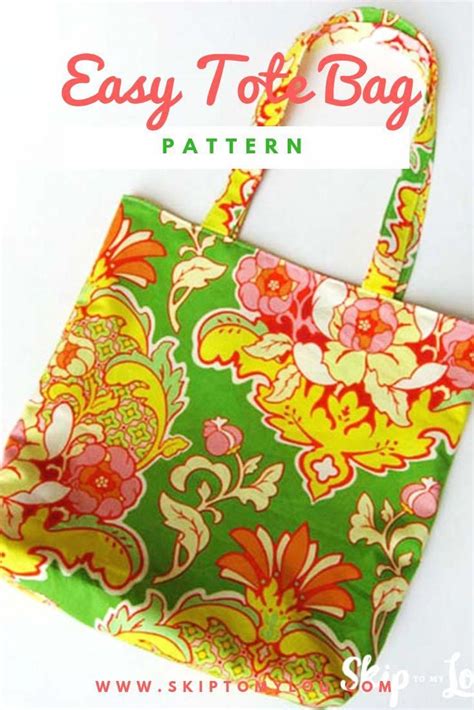 Printable Tote Bag Pattern For Beginners