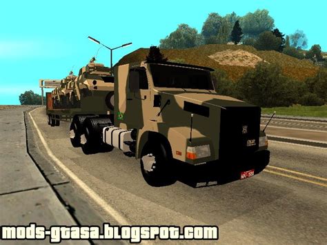 Volvo NL 12 Trailer EE 9 Cascavel do Exército Brasileiro Mods GTA