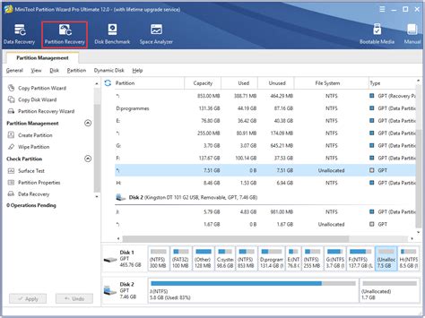 Recover Fat Partition Using Pro Partition Recovery Tool Minitool
