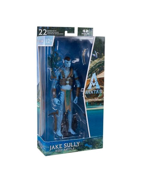 Avatar The Way Of Water Action Figure Jake Sully Reef Battle 18 Cm