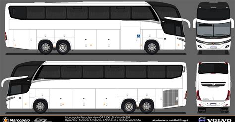 Desenhos De Ônibus SC Marcopolo Paradiso New G7 1600 LD