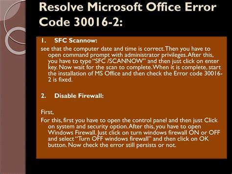 Ppt How To Fix Microsoft Office Error Code Powerpoint