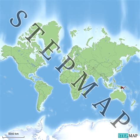 StepMap Weltkarte Landkarte für Deutschland