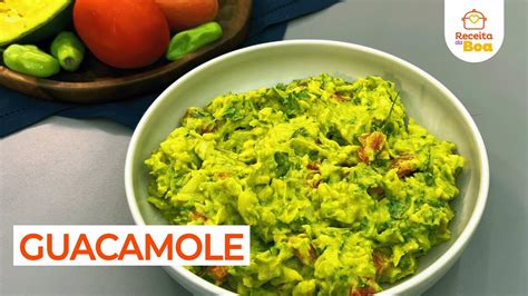 Como fazer GUACAMOLE Receita RÁPIDA e FÁCIL YouTube