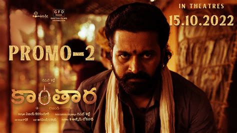 Kantara Telugu Promo 02 Rishab Shetty Vijay Kiragandur
