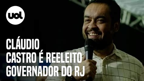 Cláudio Castro PL é reeleito governador do Rio de Janeiro YouTube