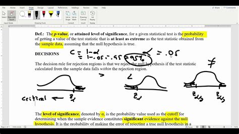 251 BASICS OF HYPOTHESIS TESTING YouTube