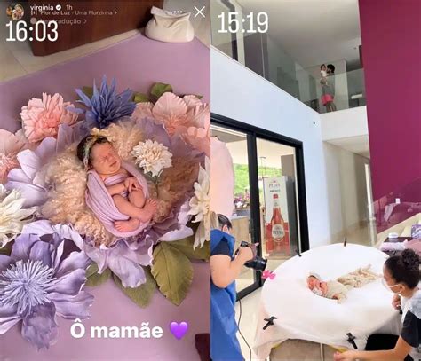 Virgínia Fonseca mostra ensaio newborn da filha na sua mansão