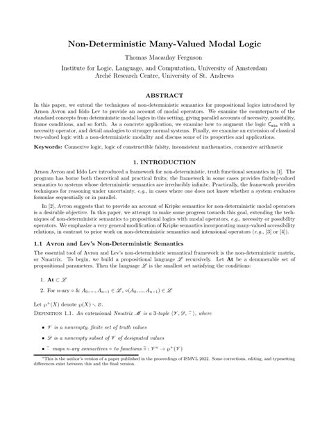 pdf non deterministic many valued modal logic