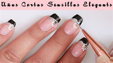 Tendencia en Uñas Cortas Elegantes y Sencillas YouTube