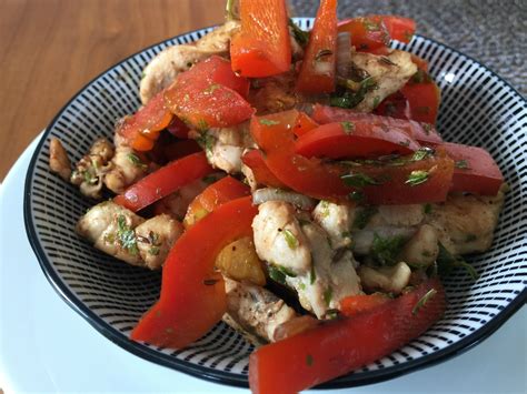 Aiguillettes de poulet aux épices orientales Martine en cuisine