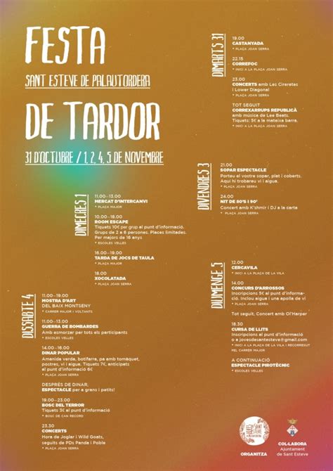 La Festa De Tardor Ajuntament De Sant Esteve De Palautordera