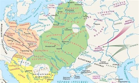 История 6 класс карта история россии восточные славяне