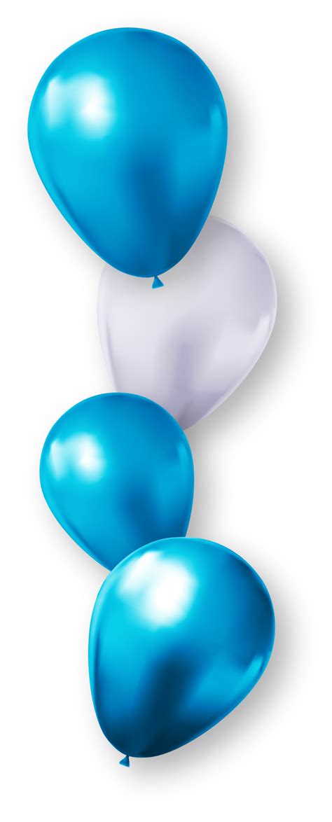 Blue Balloons Png Image Transparent