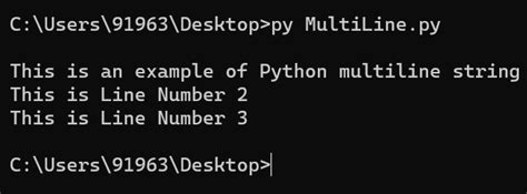 Python Multiline String Coding Ninjas