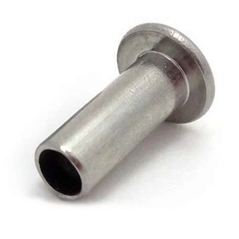 Round Silver Mild Steel Hollow Rivet Size 1 Inch At Rs 0 35 Piece In