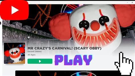Mr Crazy S Carnival SCARY OBBY YouTube