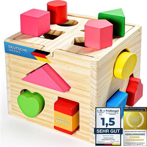 Cubo con Figuras para Encajar para bebés y niños pequeños los Juguetes