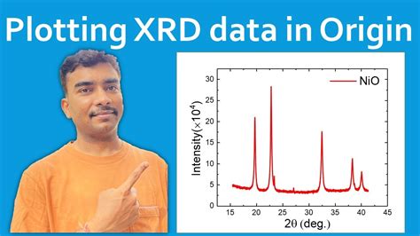 plot xrd data in origin youtube