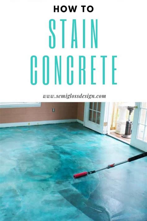 The Beginner S Guide To Diy Stained Concrete A Step By Step Tutorial