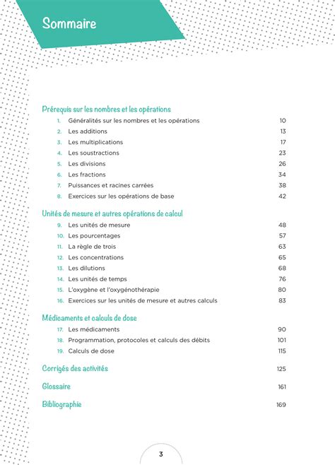 Cahier de l étudiant Infirmier Calcul de doses DEI 5e édition