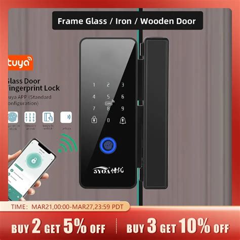 Tuya Finger Abdruck T Rschloss F R Holz Eisen Rahmen Glas Bluetooth