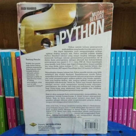 jual buku mudah belajar python untuk aplikasi desktop dan web budi raharjo di seller lussan
