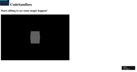 react three js typescript codesandbox