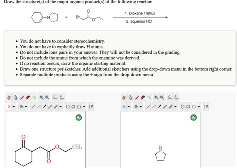 Solved Draw The Structure S Of The Major Organic Product S Chegg