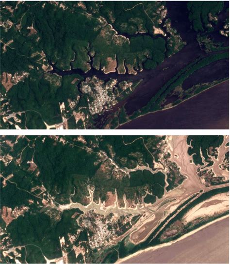 Imagens de satélite mostram desaparecimento dos rios do Amazonas