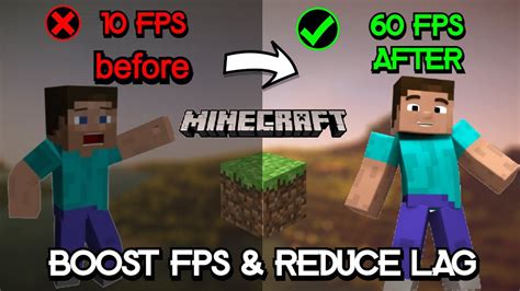 Minecraft Lag Fix LAG STUTTER FIX Potato Low End PC Minecraft