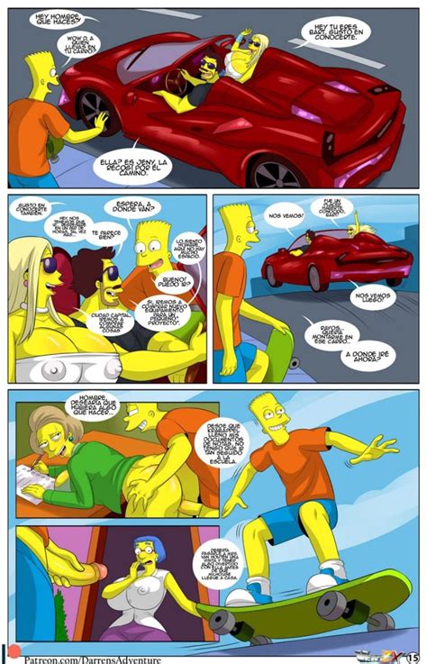 La Aventura De Darren 11 Los Simpsons ChoChoX Comics Porno
