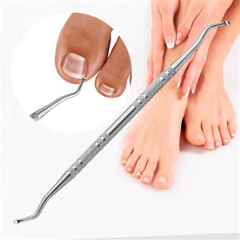 4 delar Nagelklippare med skarp tå för inåtväxta tånaglar och död hud