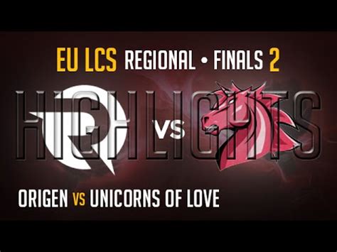 Origen Vs Unicorns Of Love Game Grand Final Highlights Eu Lcs
