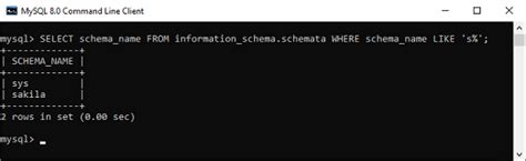 mysql 查看数据库详解 mysql数据库教程 无涯教程网