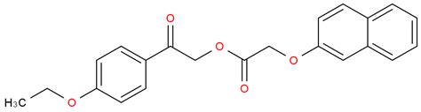 2 2 Naphthalenyloxy Acetic Acid 2 4 Ethoxyphenyl 2 Oxoethyl Ester