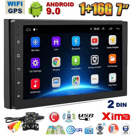 Central Multim Dia Android Din Completa Kit Gps Wifi C Mera De R