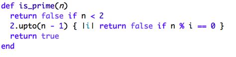 prime number algorithm