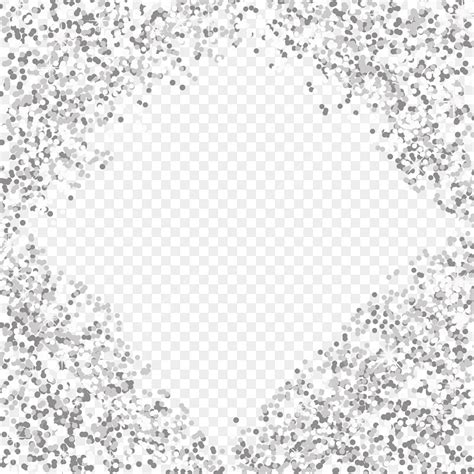 Silver Glitter Sparkle PNG Transparent Abstract Square Pattern Shiny