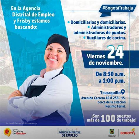 Ofertas de empleo Frisby y Comodín tienen nuevas vacantes para usted