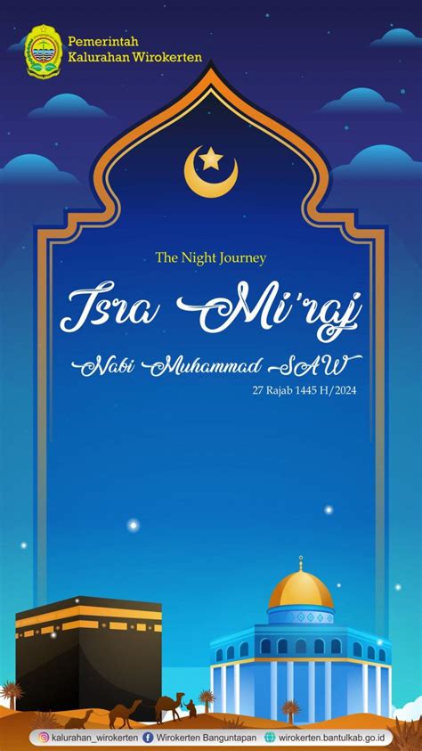 SELAMAT MEMPERINGATI ISRA MI RAJ NABI MUHAMMAD SAW 27 RAJAB 1445 H