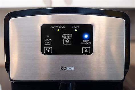 KBice Self Dispensing Countertop Nugget Ice Maker Crunchy Pebble Ice