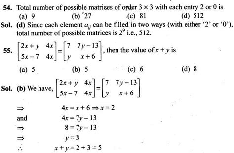 ncert exemplar class 12 maths chapter 3 matrices learn cbse matrix multiplication class 12