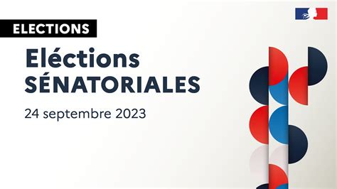 Élections sénatoriales 2023 Déclarations de candidature YouTube