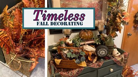 Timeless Fall Decorating Decorate With Me YouTube