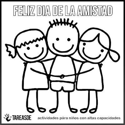 Amistad Para Colorear