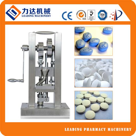 TDP 0 Manual Single Punch Tablet Press Machine LEADING PHARMACEUTICAL