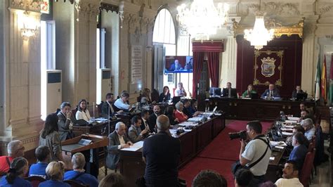 El pleno de Málaga guarda un minuto de silencio por el asesinato