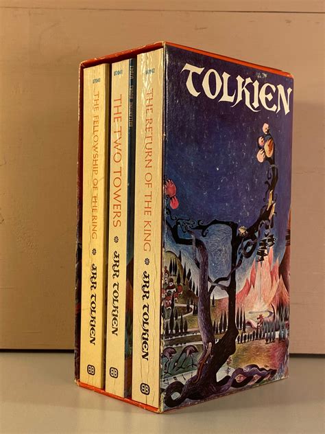 Unread Lotr Trilogy Paperback Book Set J R R Tolkien The Lord
