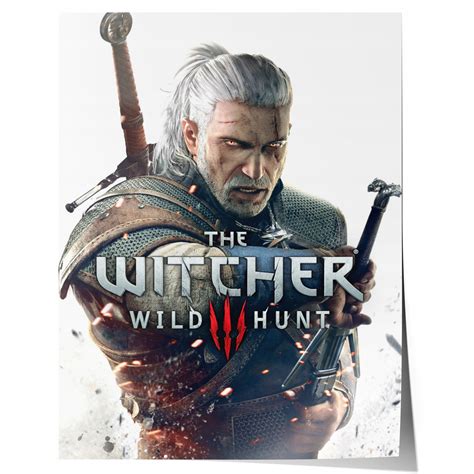 Plakat z gry The Witcher Wild Hunt Dziki Gon Gaming PosterJakość